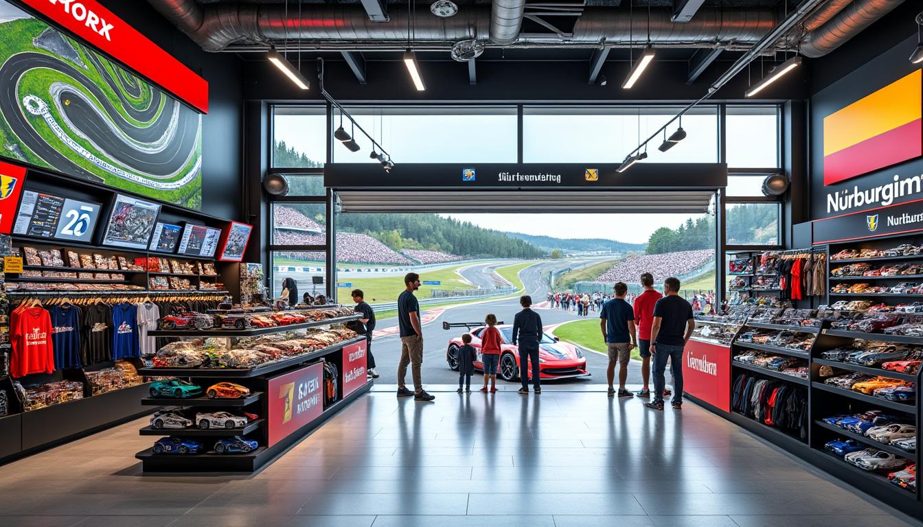 boutiquen für souvenirs am Nürburgring : standorte, öffnungszeiten und ...